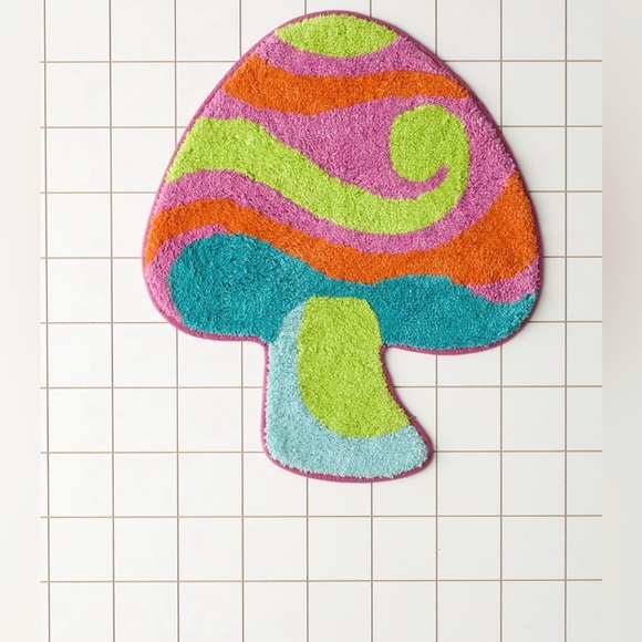 Urban Outfitters | Bath | Urban Outfitters Mushroom Bath Mat | Poshmark